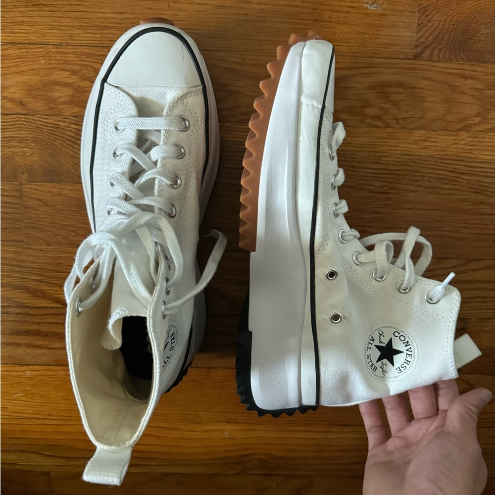 Converse Run Star Hike Hi Canvas Platform Sneakers In… - Gem